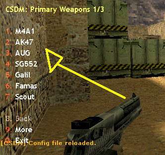 Auto csdm_reload per map ???? - AlliedModders